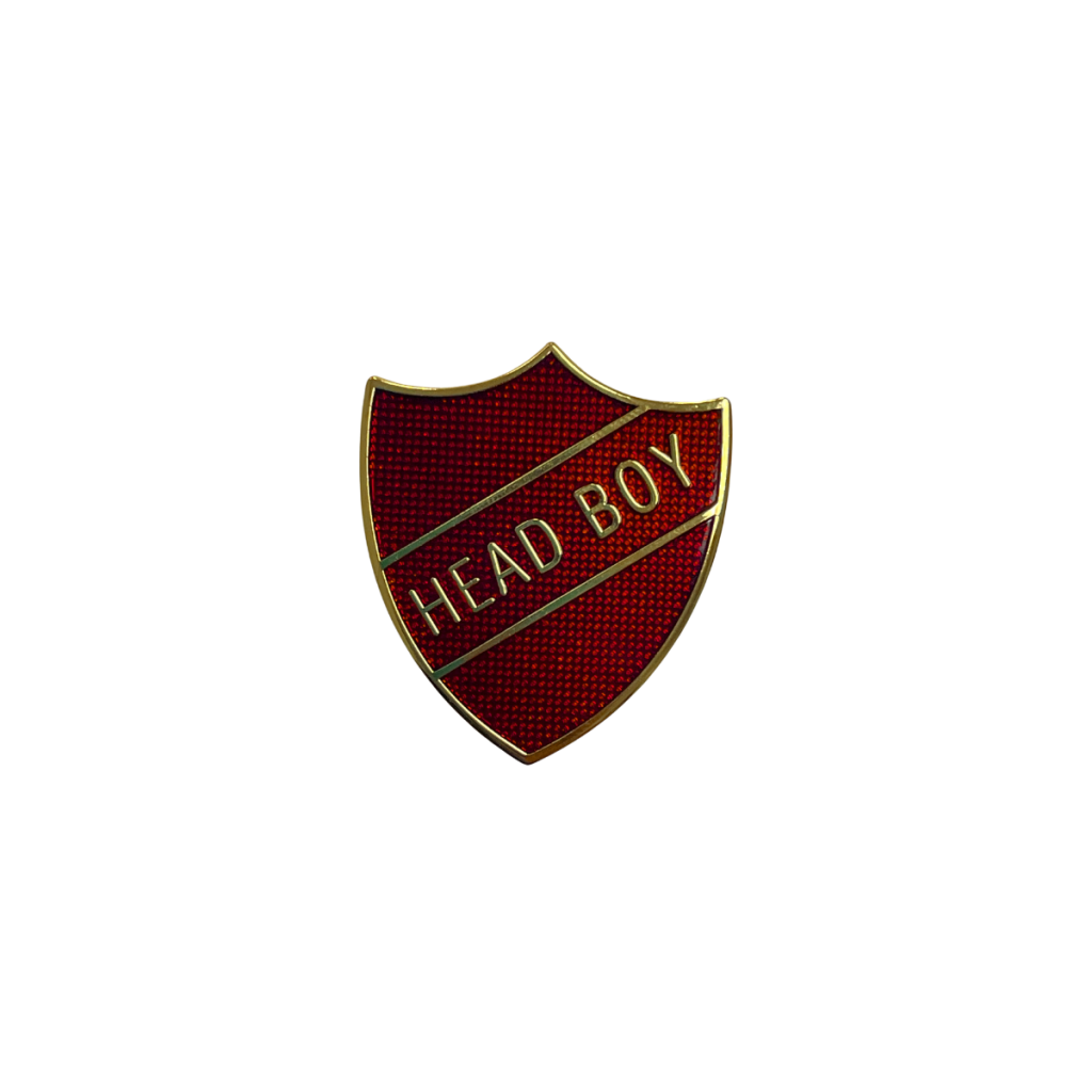 Head Boy Pins, Enamel Shield – Blades Trophies