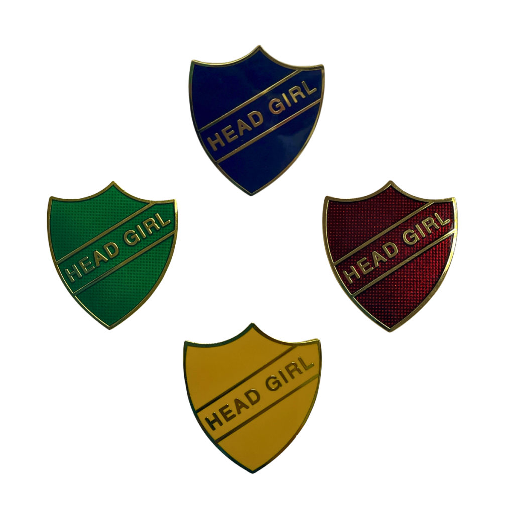 Head Girl Pins, Enamel Shield – Blades Trophies