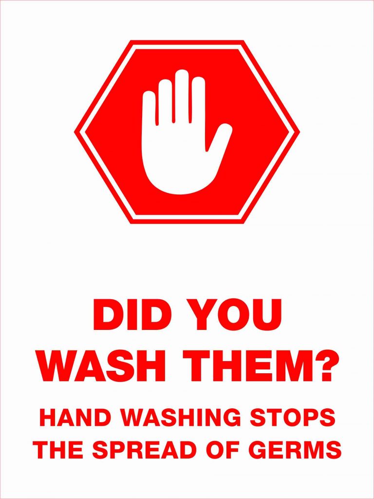 Covid-19 Hand Washing Reminder – Blades Trophies